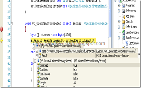 Explore .NET with Vikram Pendse: Calling RESTful Services using JSON format in Silverlight 2